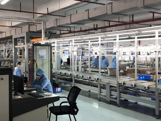 China shenzhen Coslight power technolohy Co.,ltd factory production line